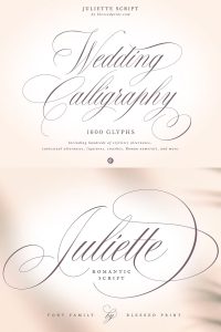 Juliette – Romantic Wedding Script - Grafiked - Design Inspirations