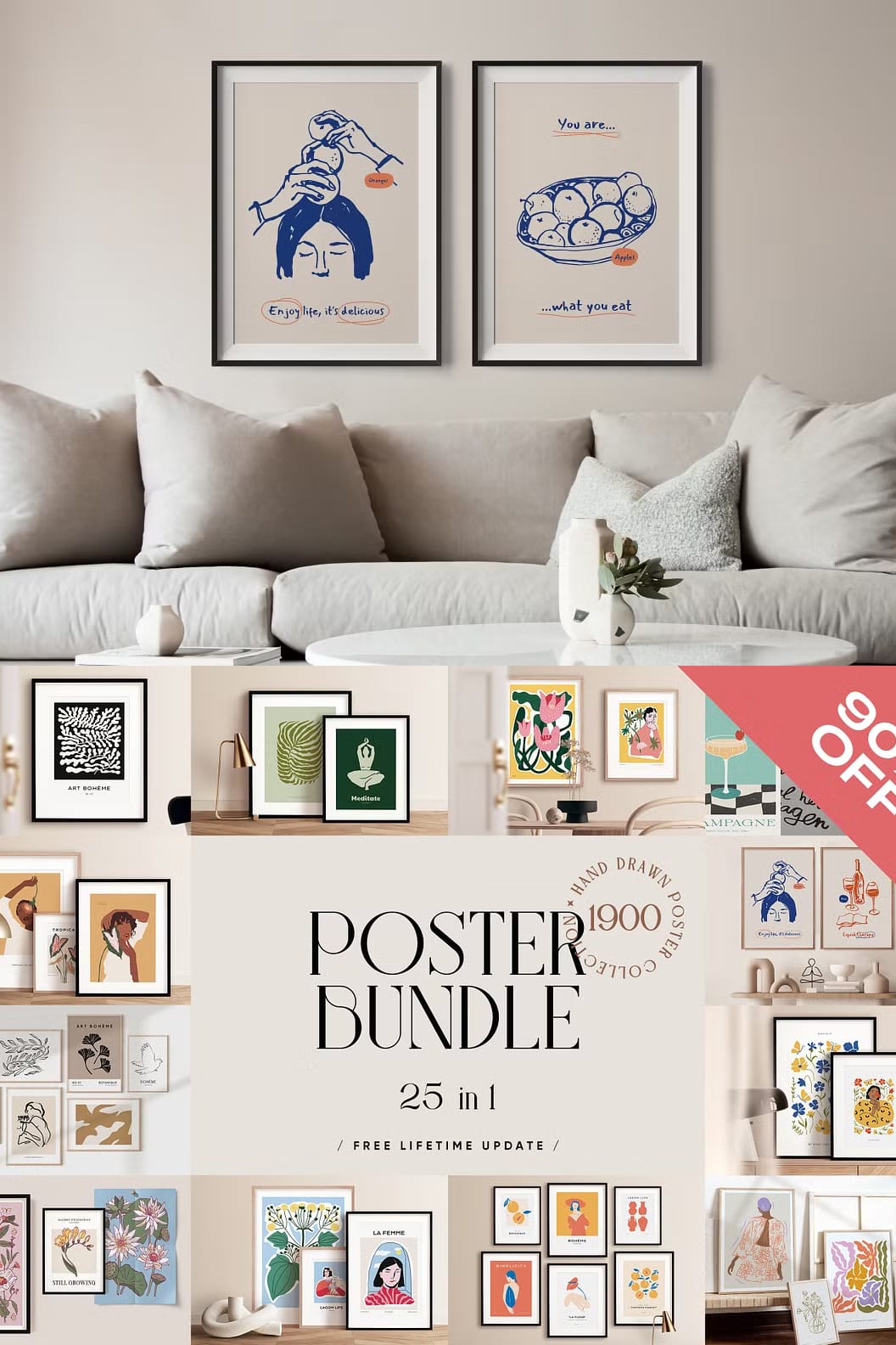 Poster Bundle | Modern Gallery - Grafiked - Design Inspirations