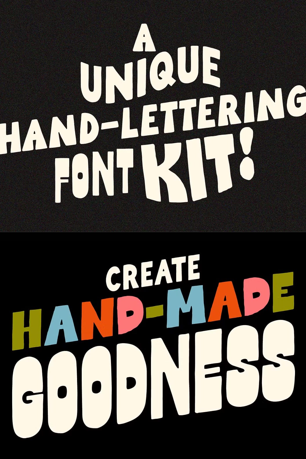 Hand-lettering Kit! Unique! Fonts! - Grafiked - Design Inspirations