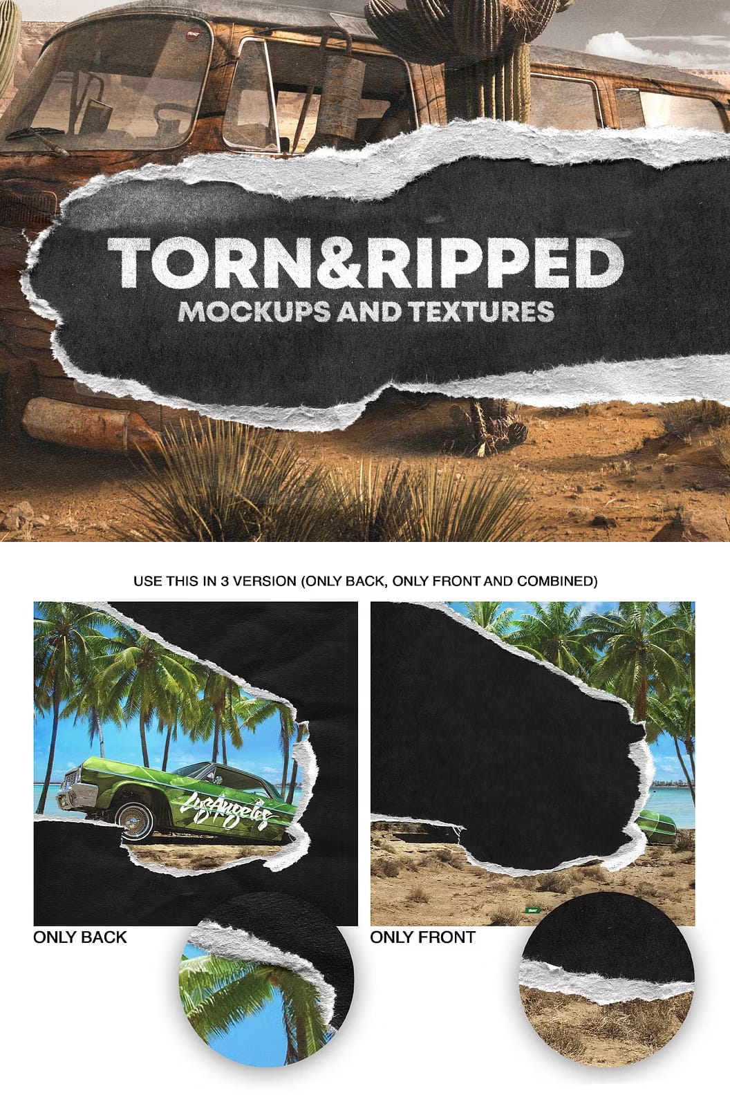 TORN&RIPPED PAPER TEXTURE PACK - Grafiked - Design Inspirations