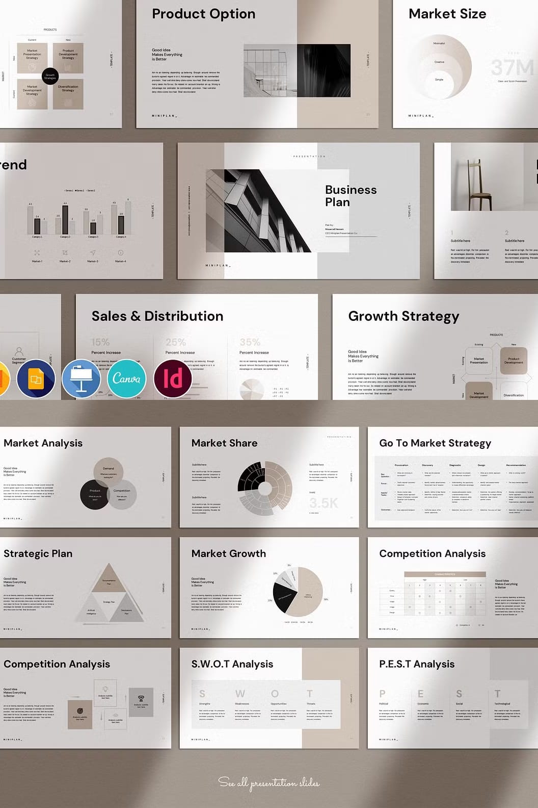Business Plan PowerPoint Template - Grafiked - Design Inspirations
